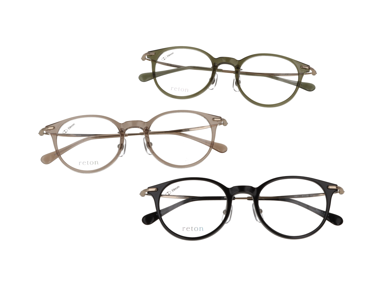 reton（度付き可能）RE-001【全3色】｜愛眼公式オンラインショップ